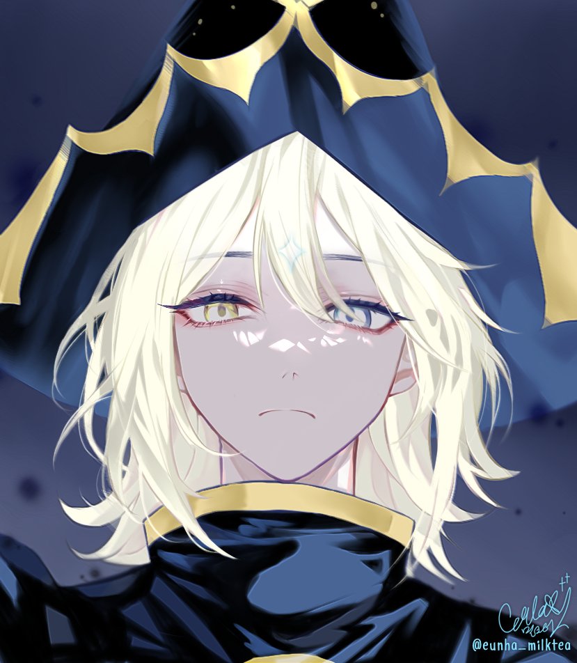 Safebooru - 1boy blonde hair blue eyes blue robe coat cookie run cookie ...