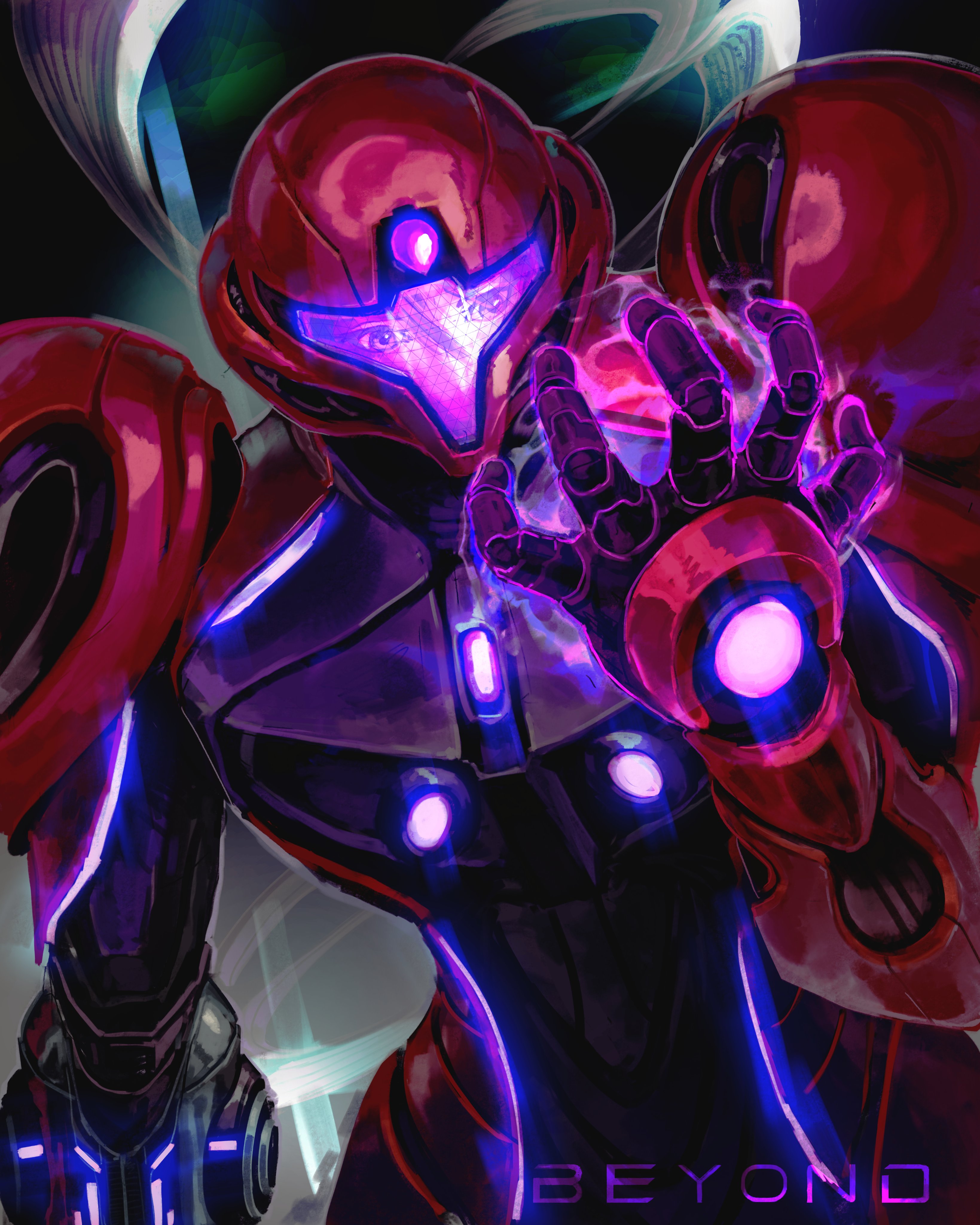 Safebooru - 1girl absurdres armor full armor highres kornart looking at ...