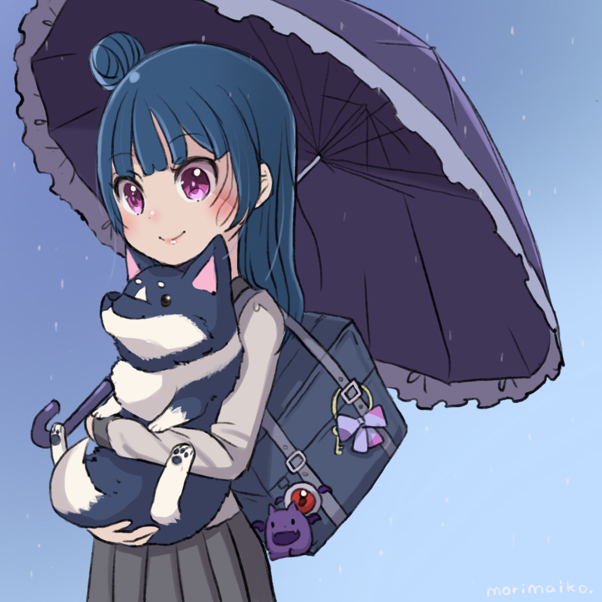 Safebooru - 1girl animal anko (love live! sunshine!!) artist name bag ...