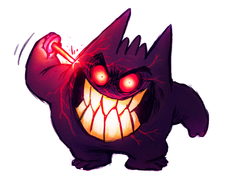 Safebooru - creature creatures (company) curse (pokemon) evil smile ...