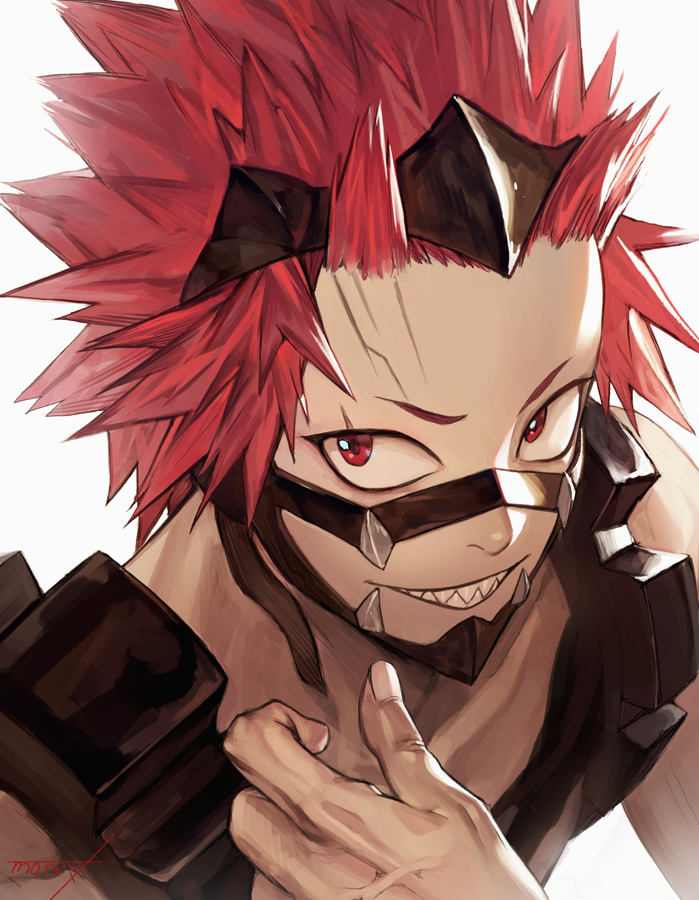Safebooru - 1boy boku no hero academia face kirishima eijirou looking ...