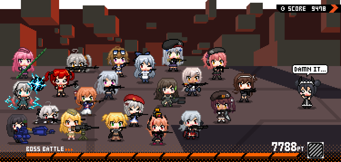 Safebooru - 6+girls 9a-91 9a-91 (girls frontline) agent (girls frontline) assault rifle axe ...