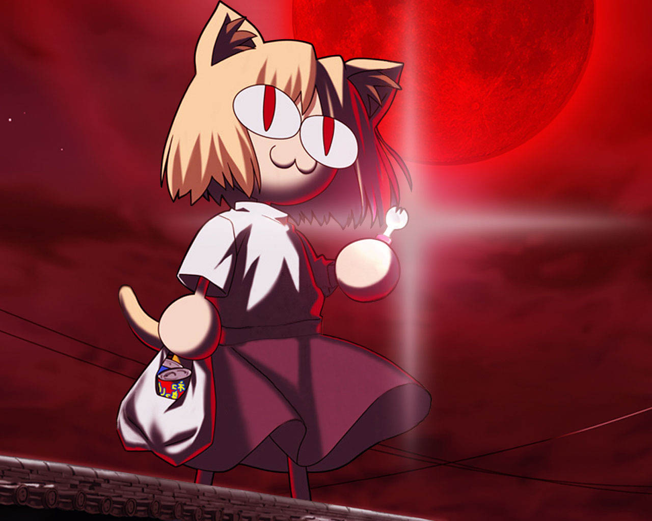Safebooru - 1girl :3 animal ears arcueid brunestud blonde hair cat ears ...