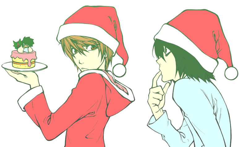 Safebooru - cake christmas death note l yagami light | 269534