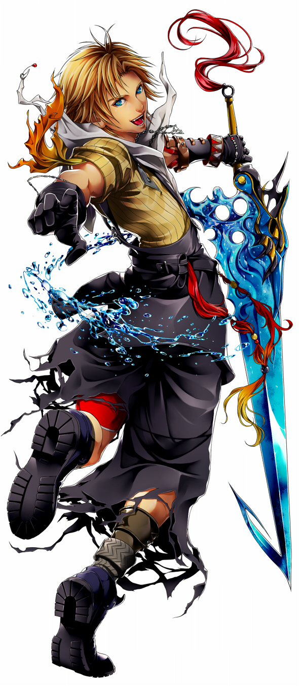 Safebooru - 1boy armor blonde hair blue eyes dissidia 012 final fantasy ...