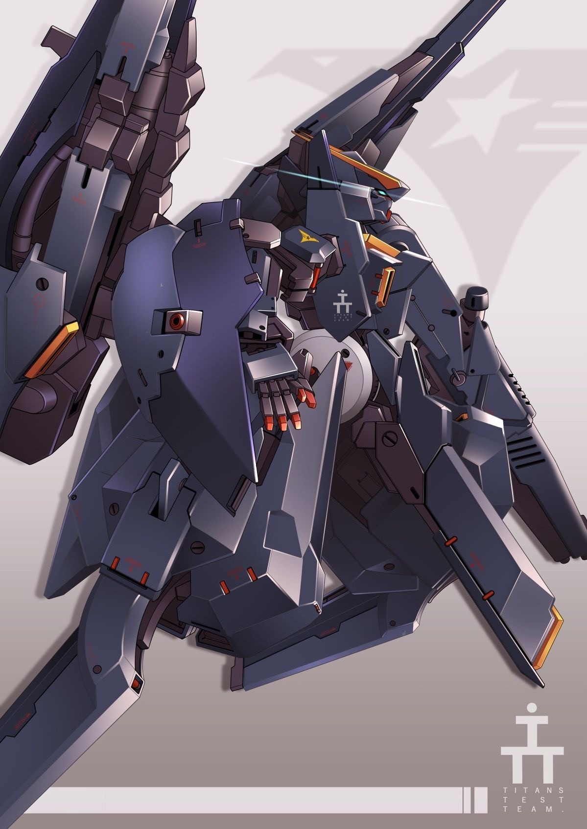 Safebooru - advance of zeta artist request beam rifle emblem energy gun ...