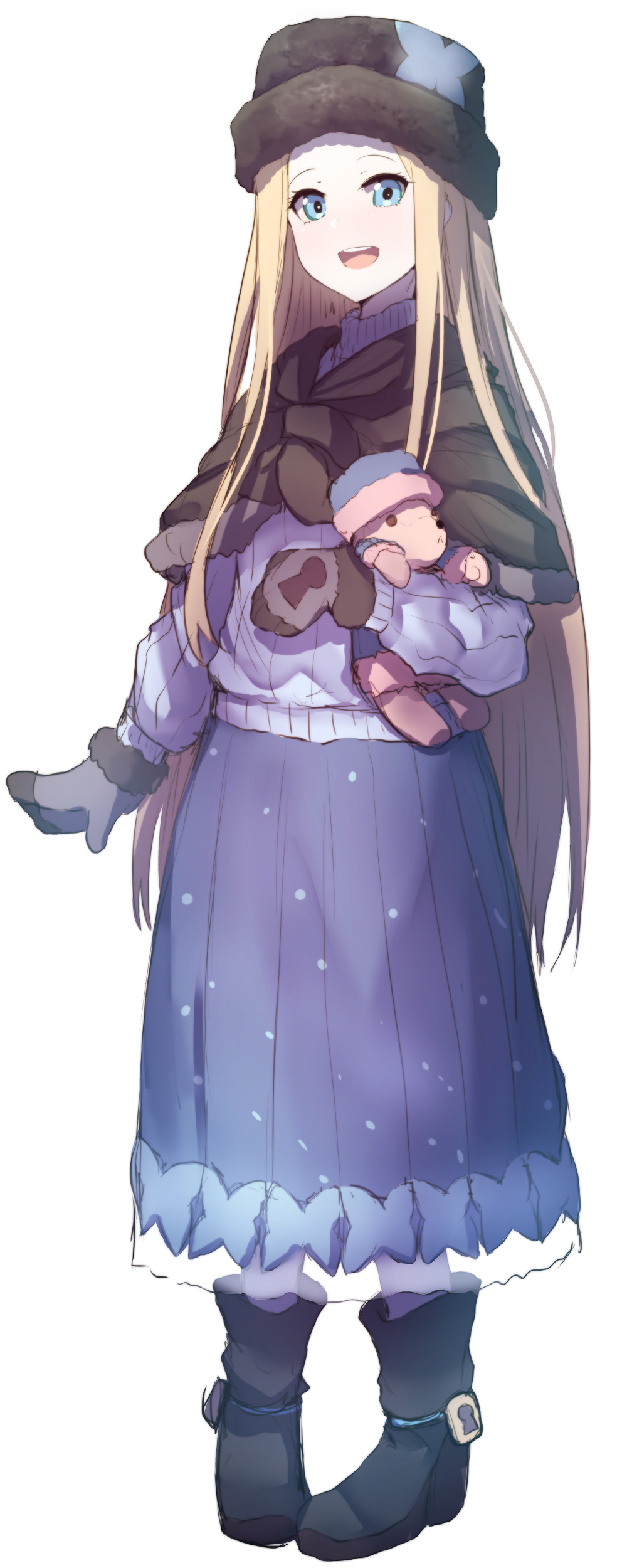 Safebooru - 1girl :d abigail williams (fate/grand order) absurdres alternate costume bangs black ...
