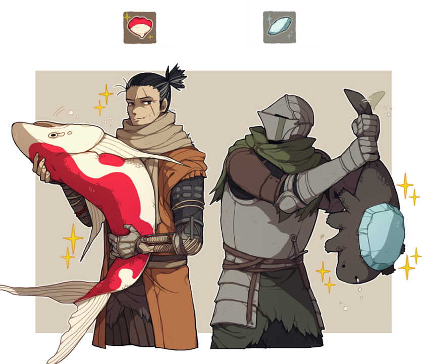 Safebooru - armor ashen one (dark souls 3) carp crying crystal lizard dagger dark souls iii full ...