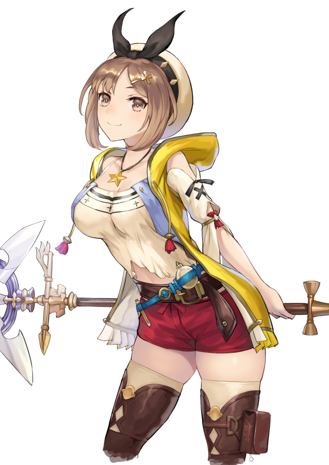 Safebooru - 1girl atelier (series) atelier ryza bangs belt belt buckle blue belt breasts brown ...