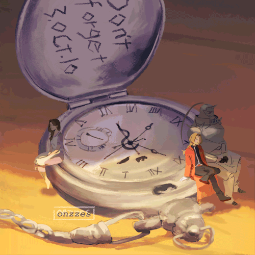 Safebooru - 1girl 2boys alphonse elric animated animated gif apron arm support armor artist name ...