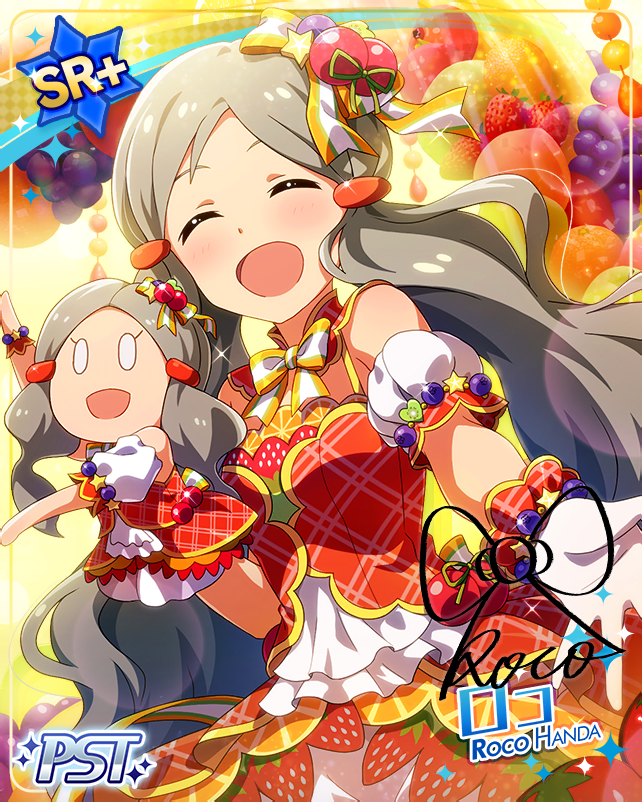 Safebooru - blush closed eyes dress green hair handa roko idolmaster million live! theater days ...