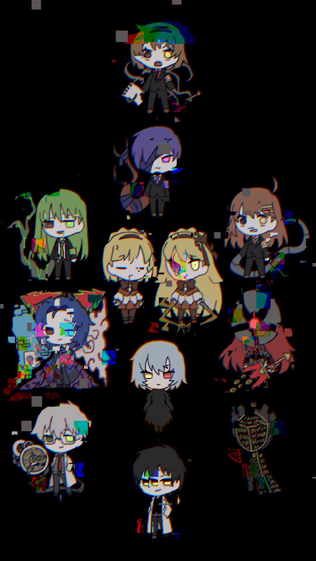 Safebooru - 6+boys 6+girls ahoge angela (project moon) artificial eye ...