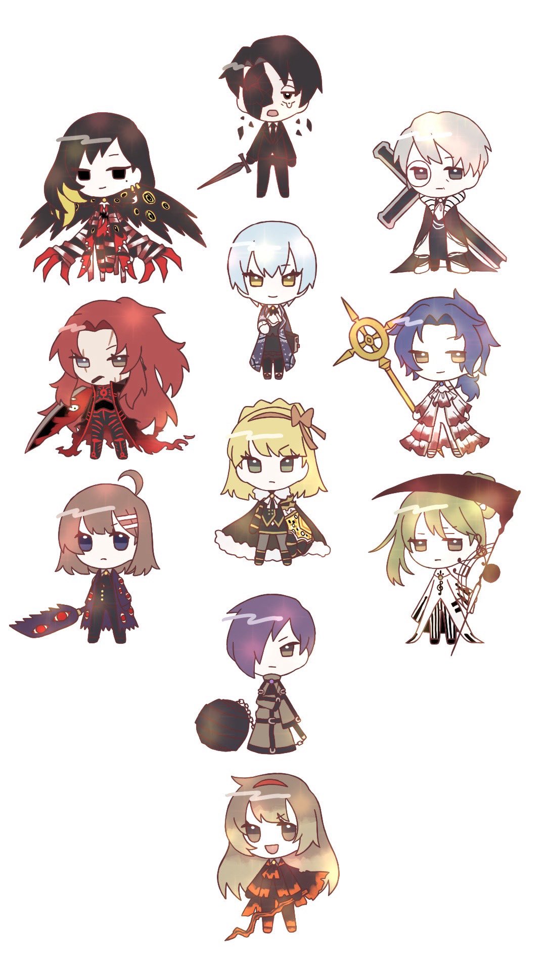 Safebooru - 4th match flame (e.g.o) 5boys 6+girls angela (project moon ...