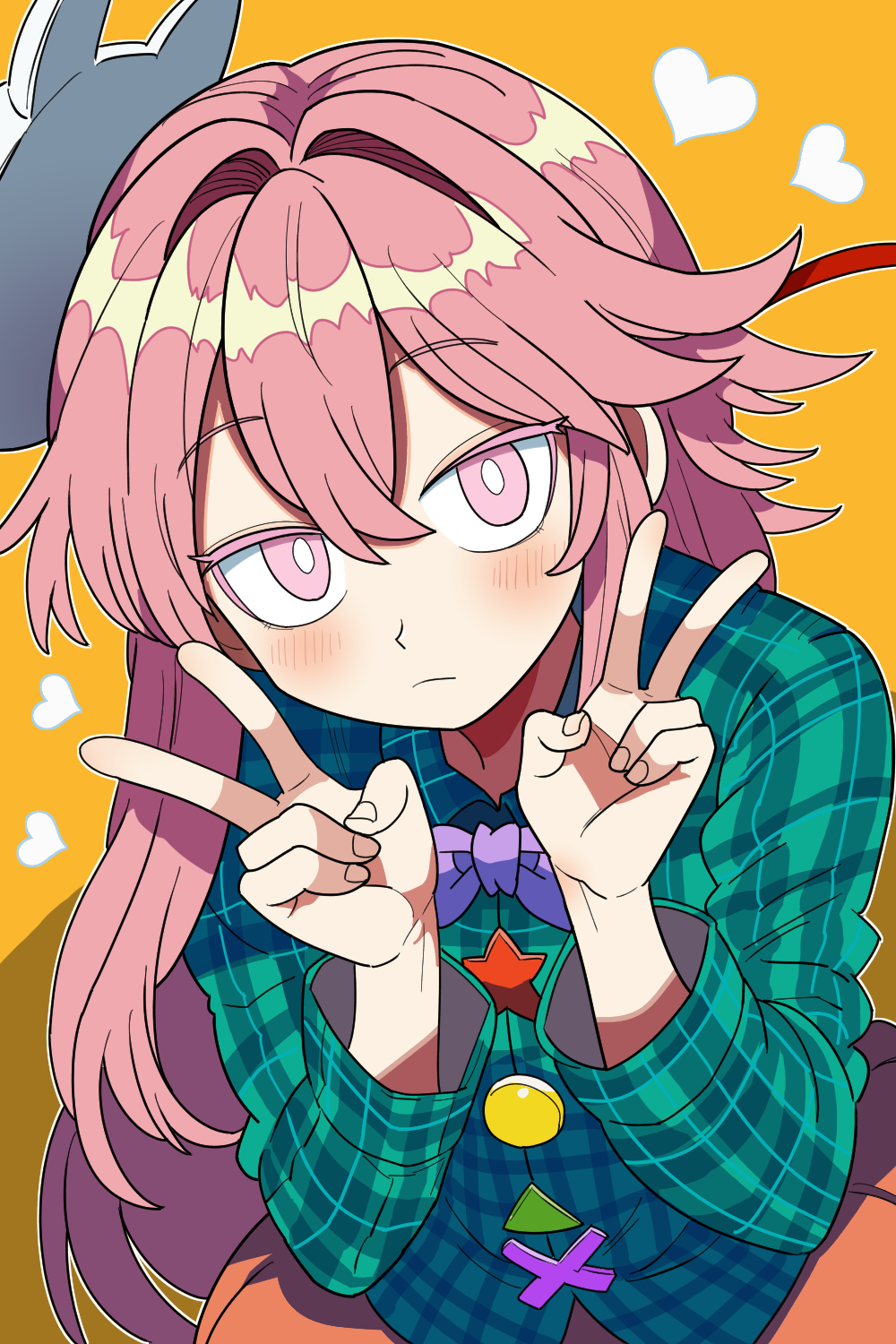 Safebooru - 1girl blush bollzzalguy bow bowtie closed mouth collared ...
