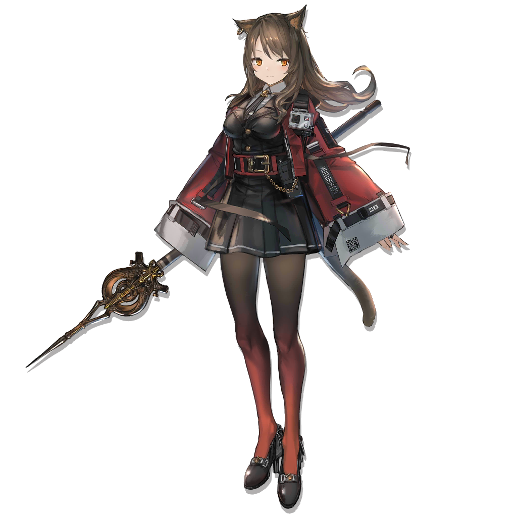 Safebooru - 1girl animal ears arknights bangs belt black footwear black jacket black legwear ...