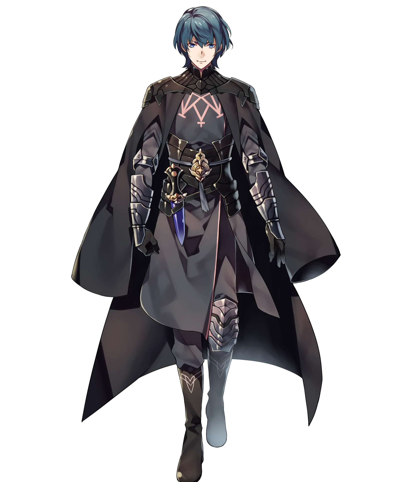 Safebooru - 1boy 88 taho aqua hair armor bangs black pants blue eyes byleth byleth (male) closed ...