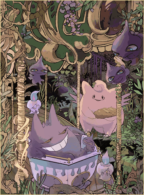 Safebooru - amusement park awai (pixiv29777040) bread clefable gen 1 ...