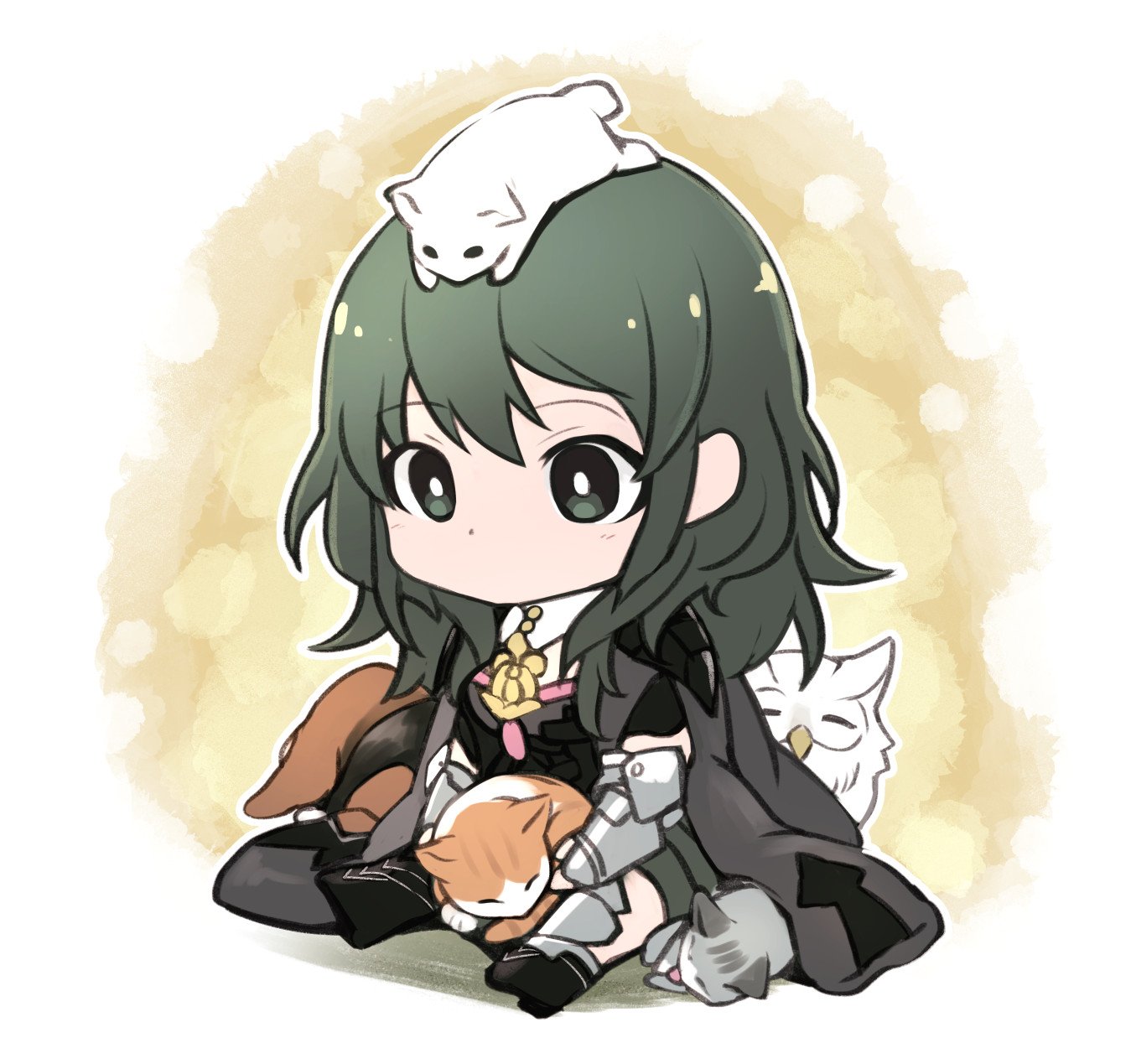 Safebooru - 1girl bird black cape byleth (fire emblem) byleth eisner ...