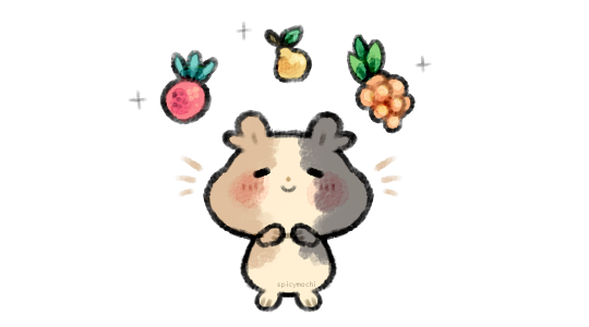 Safebooru - 1other animal berries berry blush closed eyes creatures ...