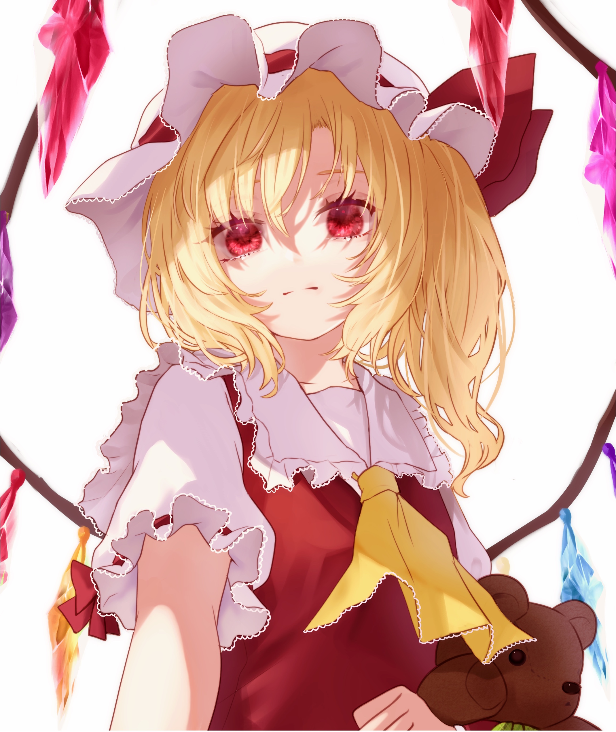 Safebooru - 1girl absurdres ascot bangs blonde hair chikawa shibainu ...