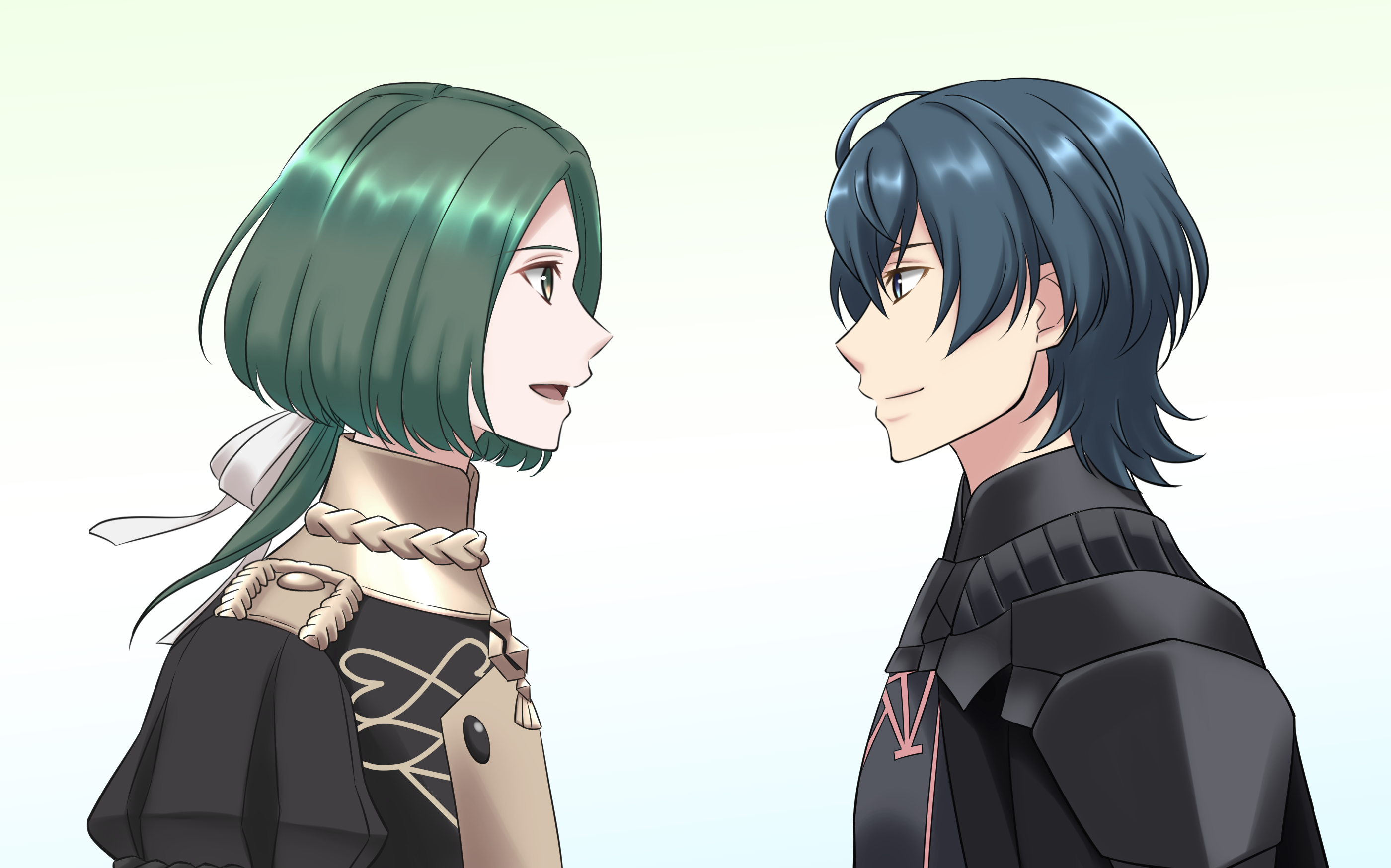 Safebooru - 2boys armor blue eyes blue hair byleth (fire emblem) byleth ...