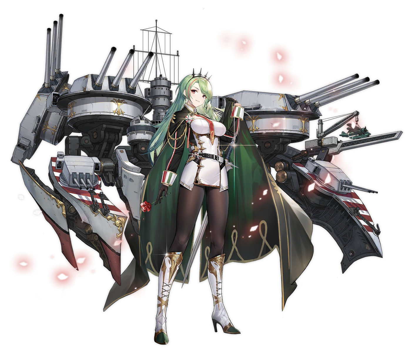 Safebooru - 1girl aiguillette artist request azur lane bangs black gloves black legwear boots ...