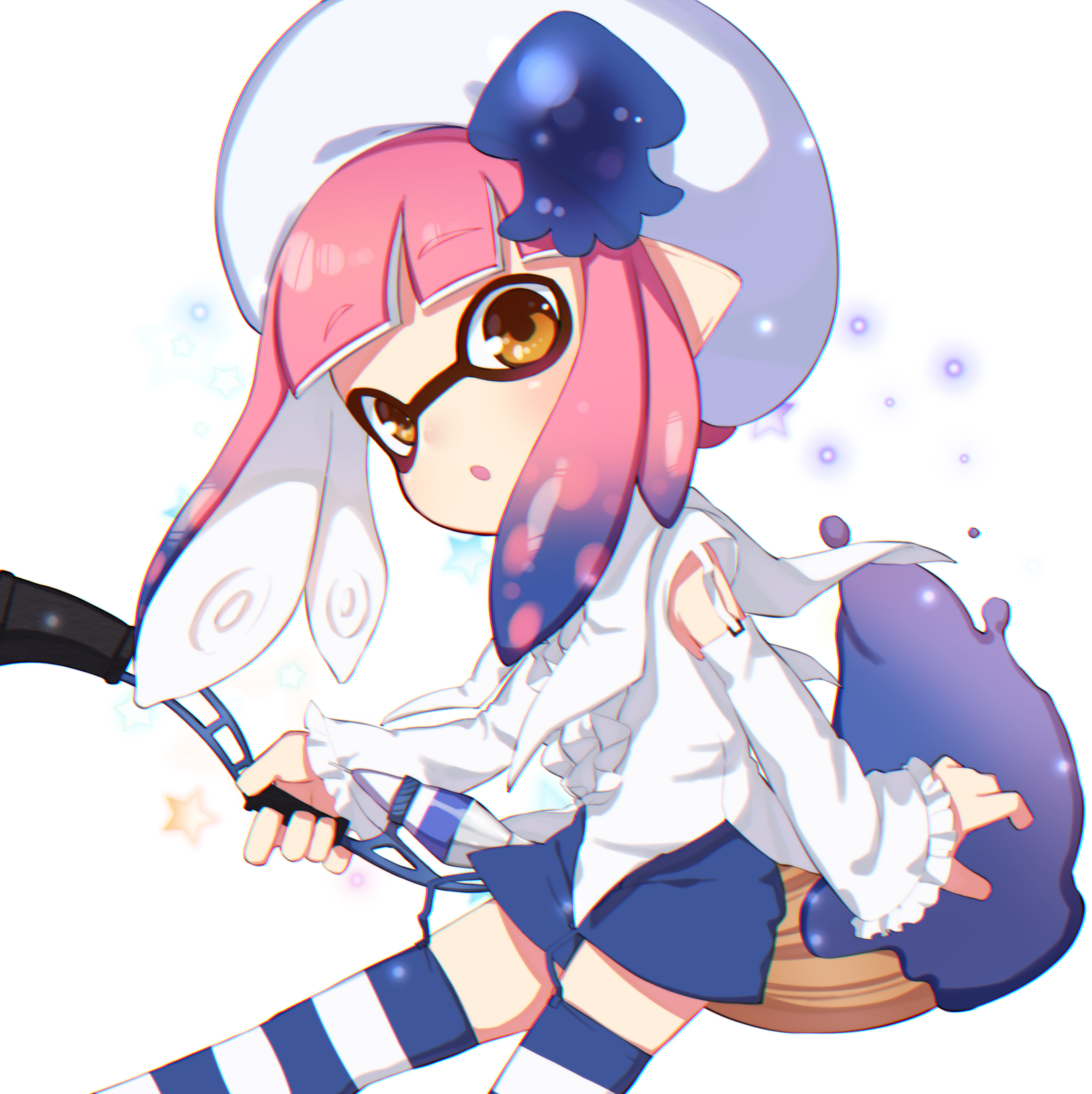 Safebooru - 1girl :o amulet spade amulet spade (cosplay) bangs blouse ...