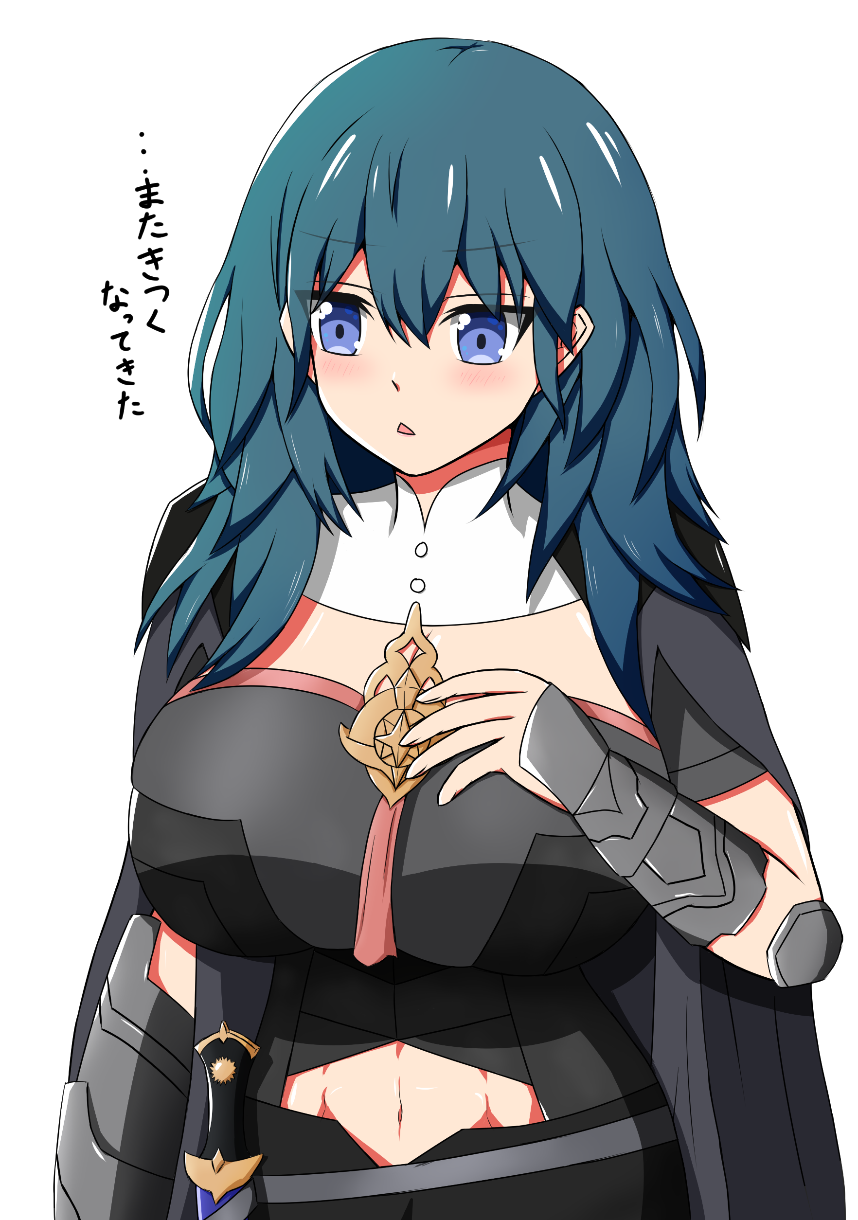 Safebooru - 1girl absurdres blue eyes blue hair breasts byleth (fire emblem) byleth eisner ...