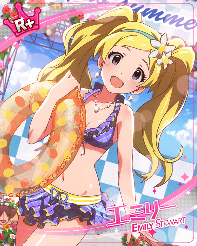 Safebooru - bikini blonde hair character name emily stewart idolmaster million live! theater ...