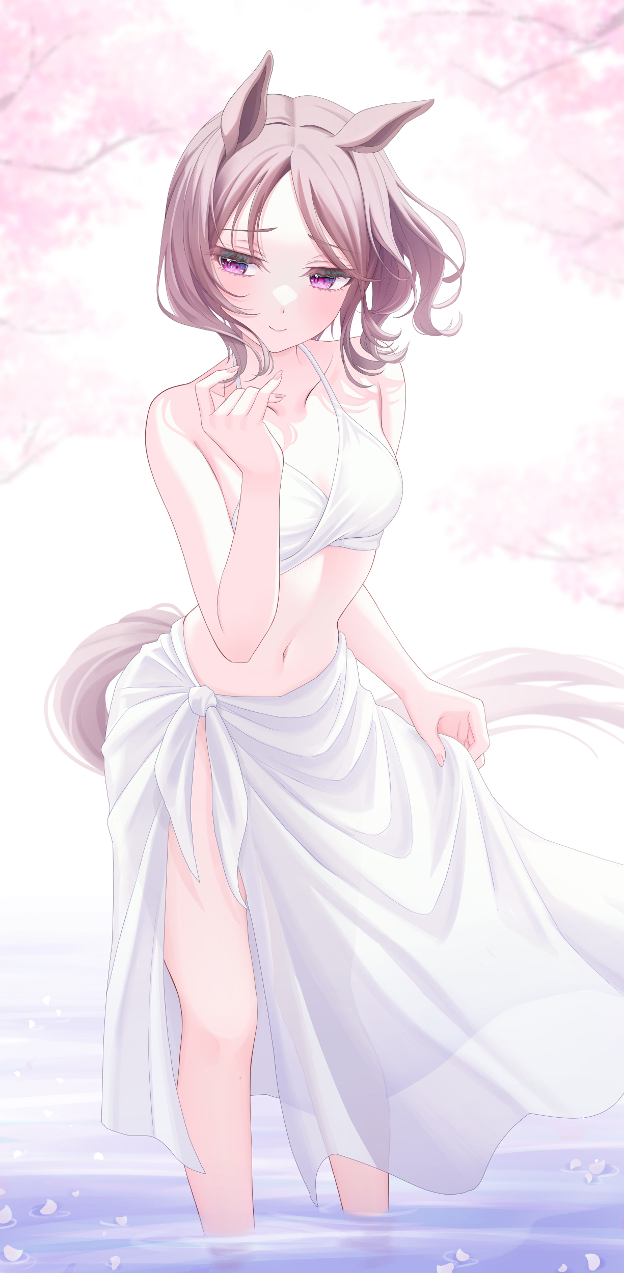 Safebooru - 1girl absurdres animal ears bikini highres horse ears horse girl horse tail mu-to ...