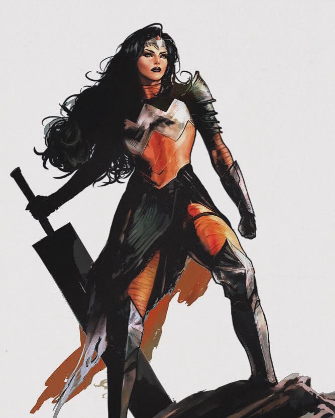 Safebooru - 1girl armor black hair black lips black skirt comic cover cover image dc comics ...