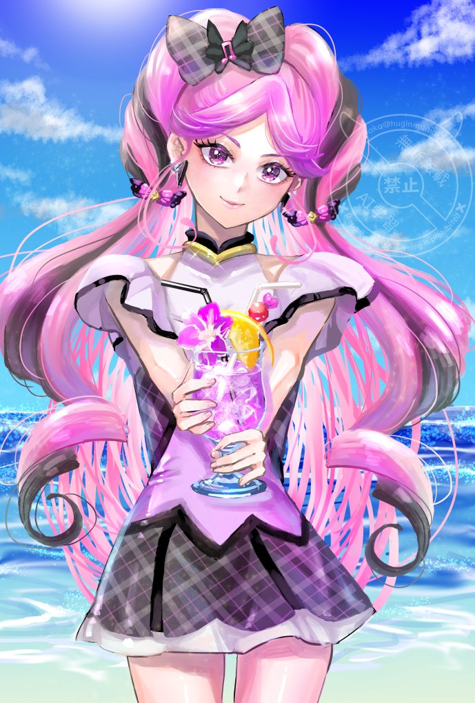 Safebooru - 1girl bare arms bare legs bare shoulders beach black hair ...