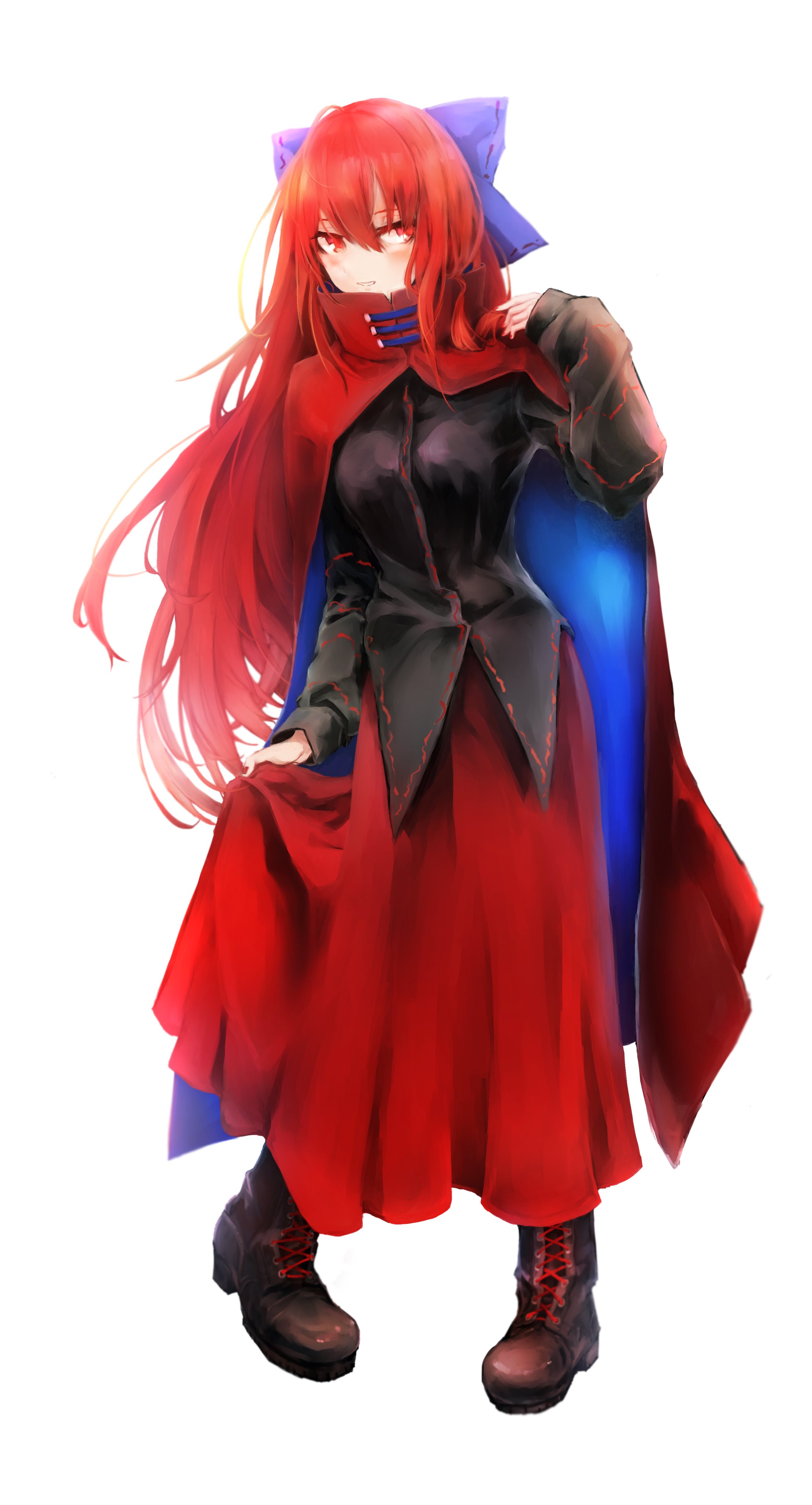 Safebooru - 1girl absurdres alternate hair length alternate hairstyle backlighting bangs black ...