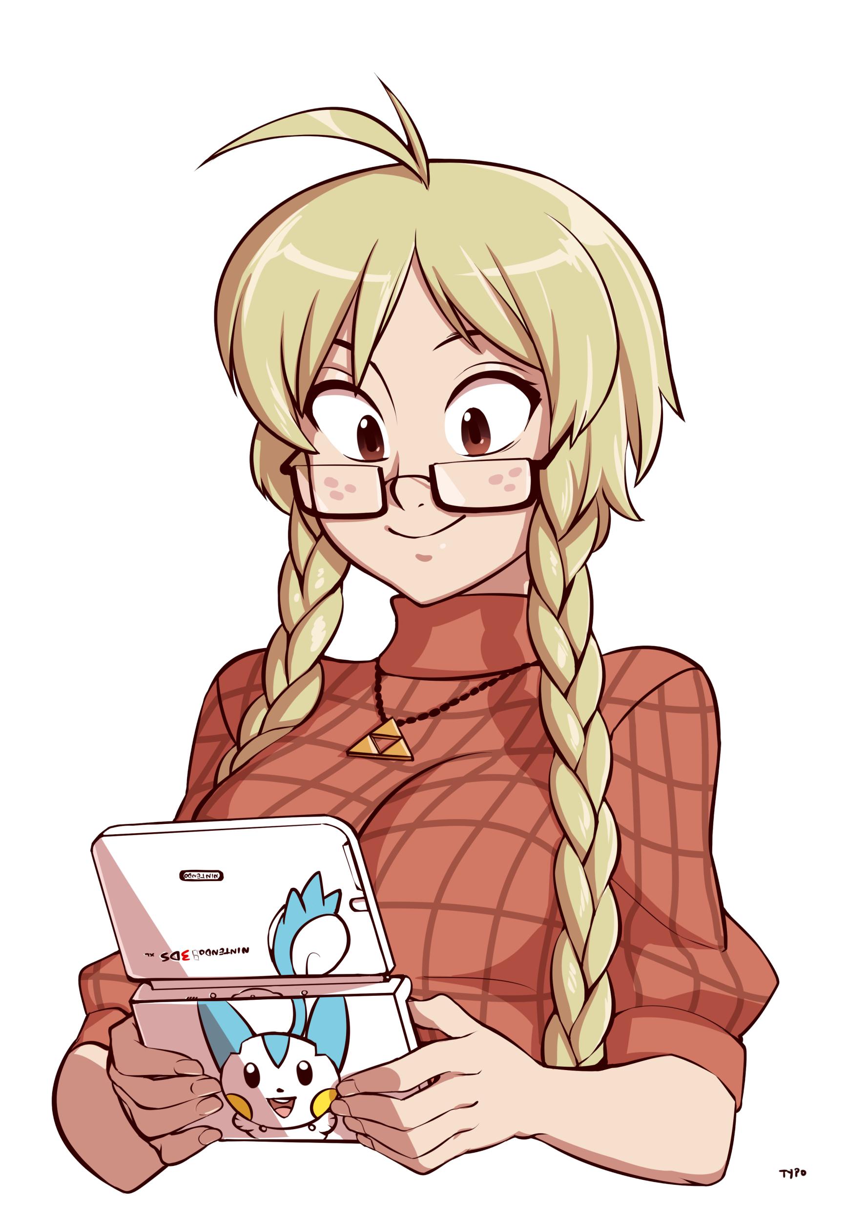 Safebooru - 1girl abigail lindstrom absurdres ahoge blonde hair ...