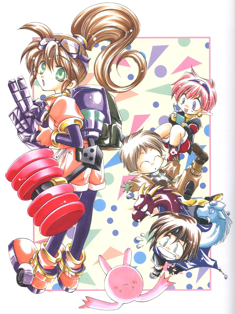 Safebooru - ashton anchors azuma mayumi brown hair chibi chisato ...