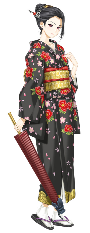 Safebooru - daimoji saki daimonji saki hexagon japanese clothes kimono ...