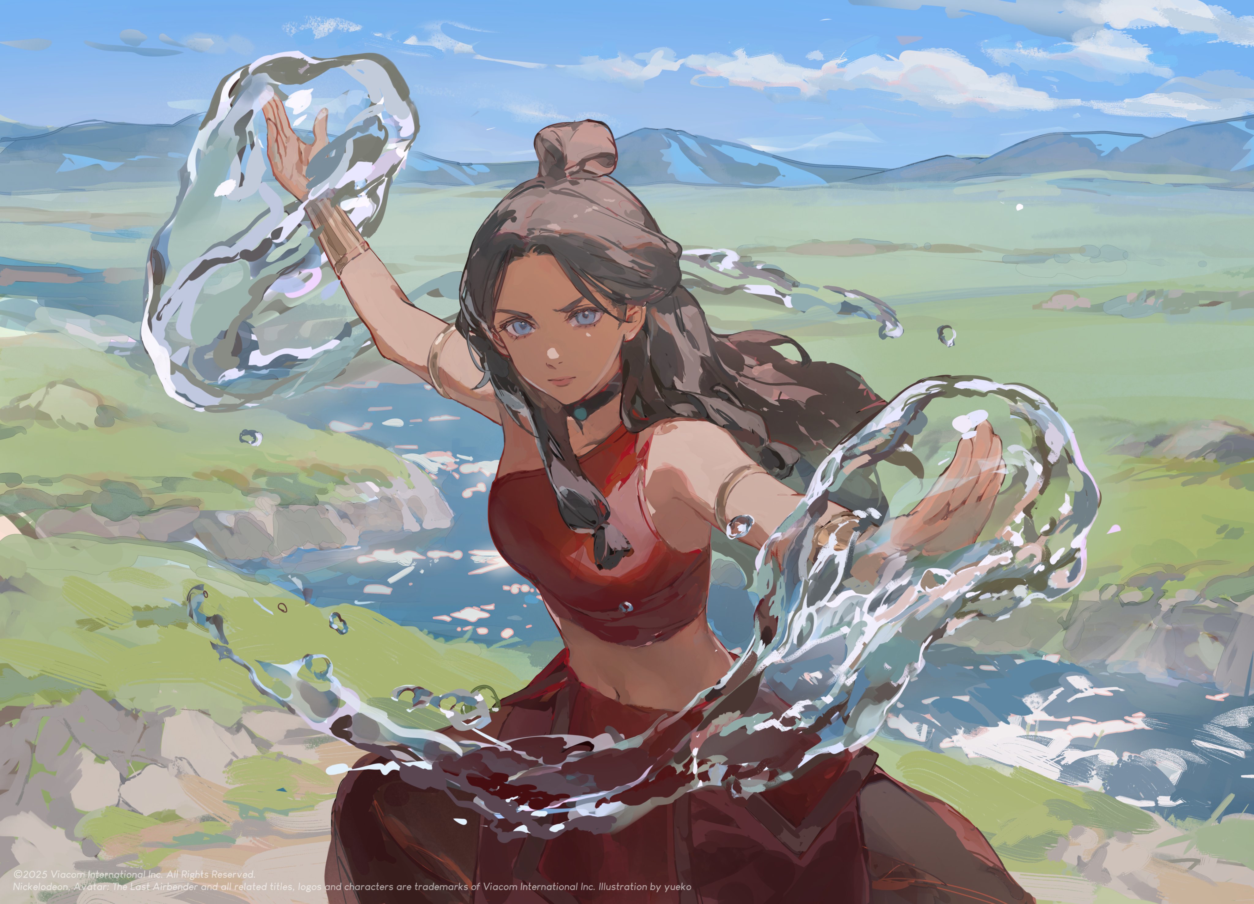 Safebooru - 1girl 2025 absurdres armlet artist name avatar: the last airbender avatar legends ...