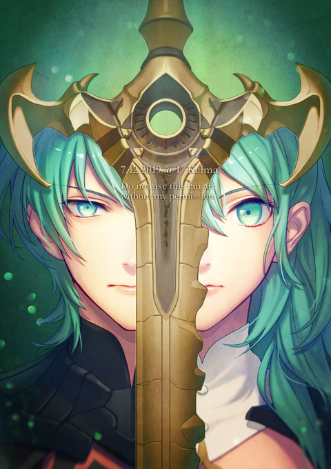 Safebooru - 1boy 1girl byleth (fire emblem) byleth eisner (female ...