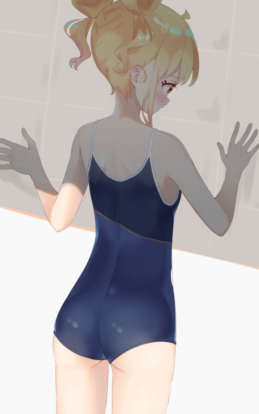 Safebooru - 1girl aikatsu! (series) aikatsu stars! ass bangs bare arms bare shoulders blonde ...