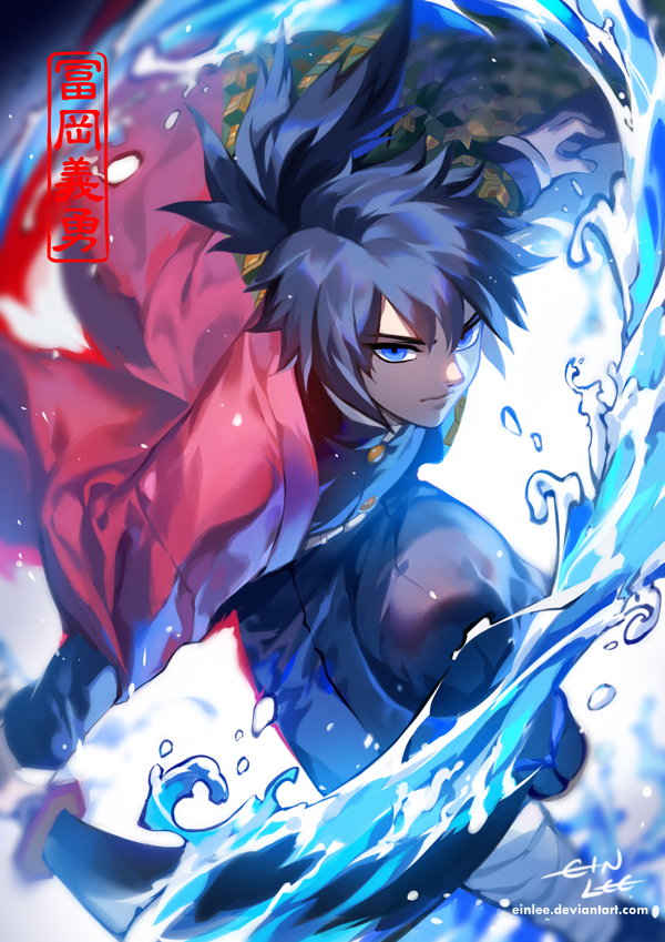 Safebooru - 1boy artist name bangs belt black hair black jacket black pants blue eyes buttons ...