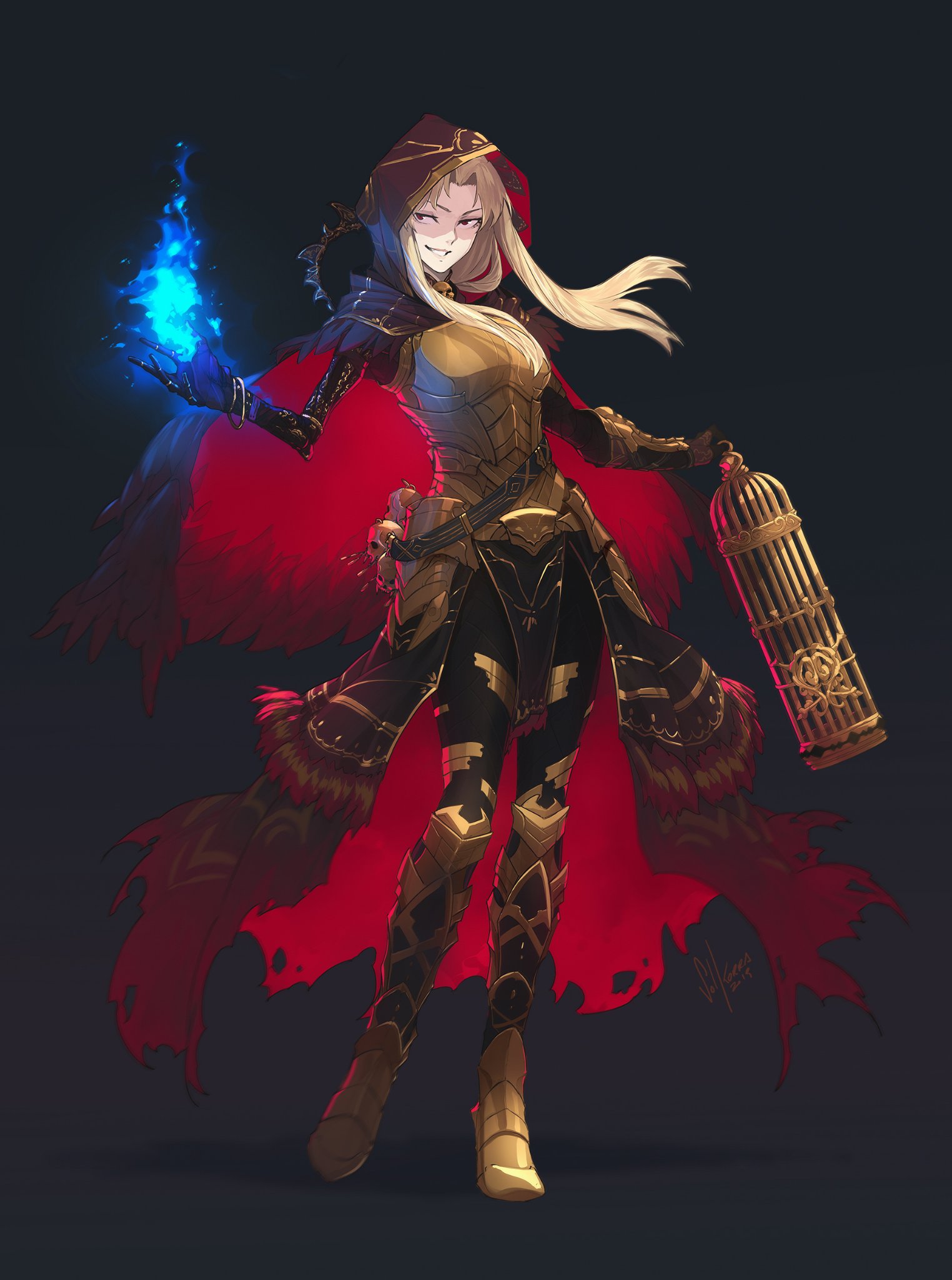 Safebooru - 1girl armor armored boots armored dress armored skirt arrow ...
