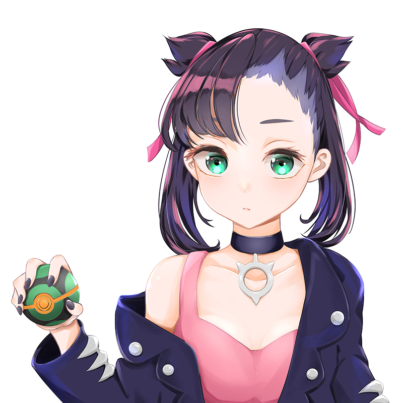 Safebooru - 1girl aqua eyes asymmetrical bangs asymmetrical hair bangs bare shoulders black hair ...