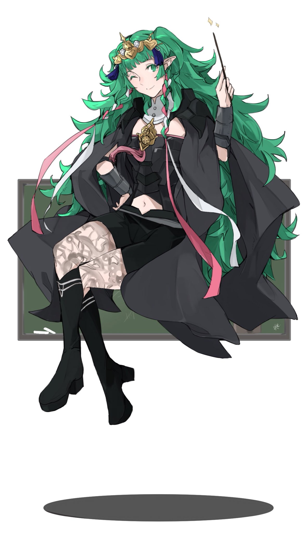 Safebooru - 1girl armor black shorts braid byleth (fire emblem) byleth ...