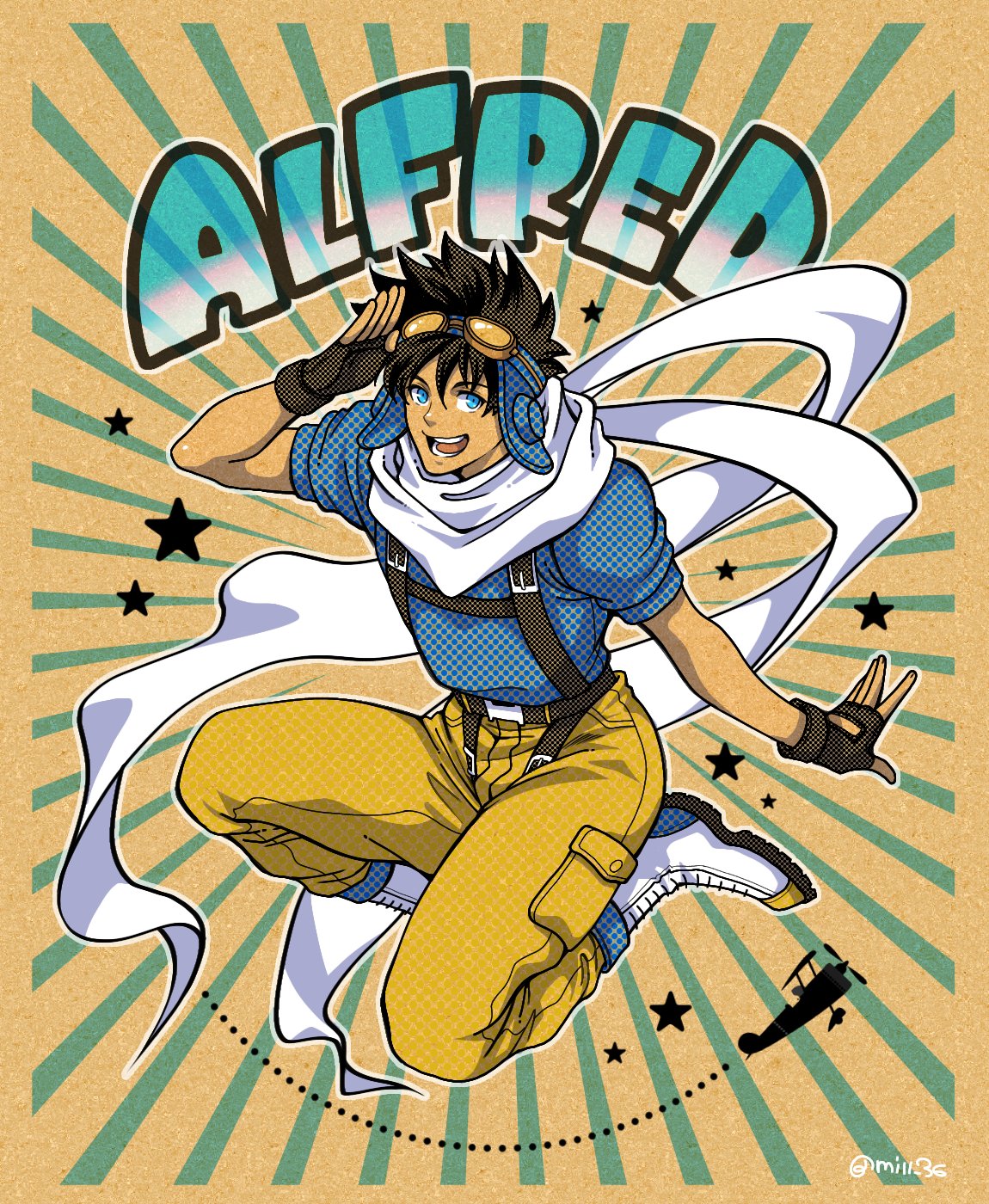 Safebooru - alfred (fatal fury) blue eyes boots brown hair character ...