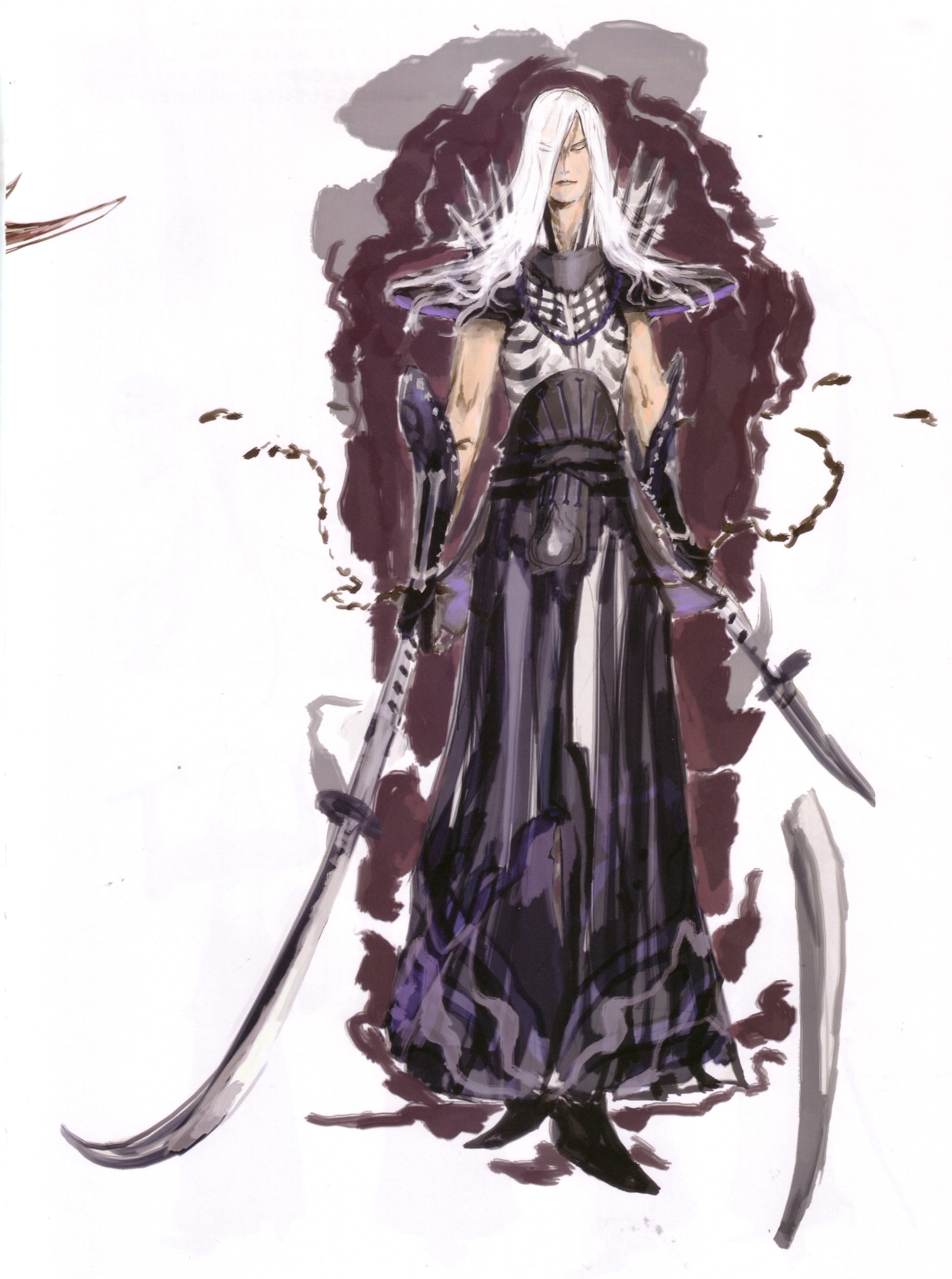 Safebooru - absurdres akechi mitsuhide armor dual wielding highres male ...