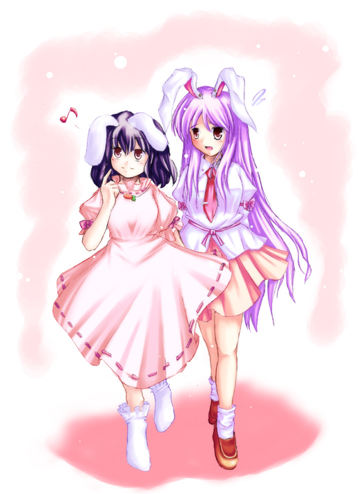 Safebooru - bunny ears inaba tewi rabbit ears reisen udongein inaba ...