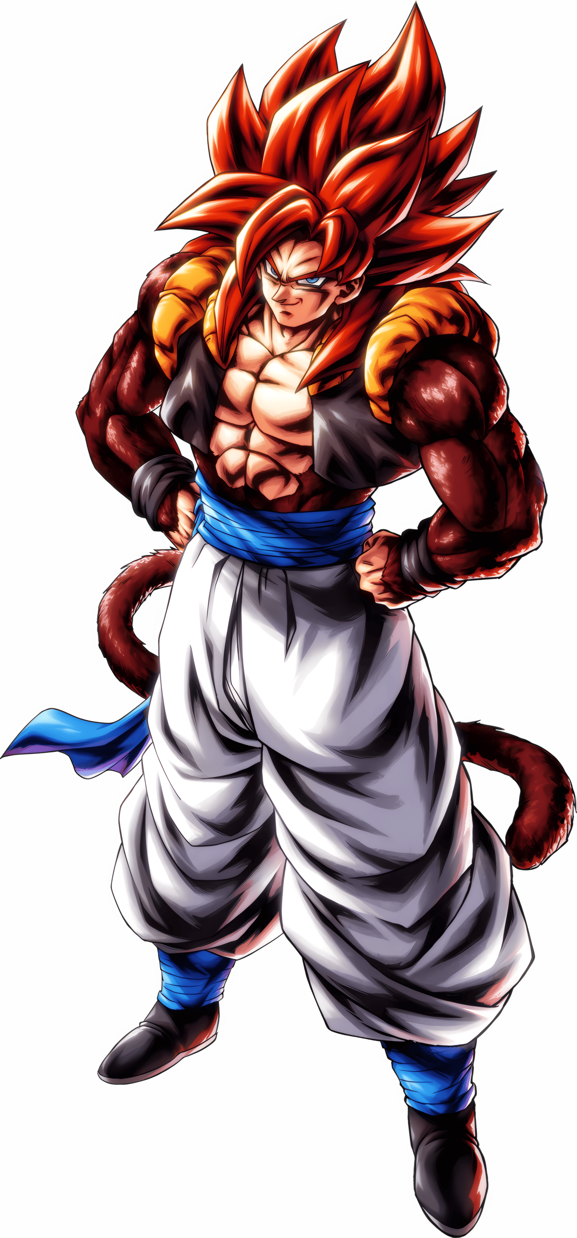 Safebooru - 1boy absurdres blue eyes blue sash body fur dragon ball ...