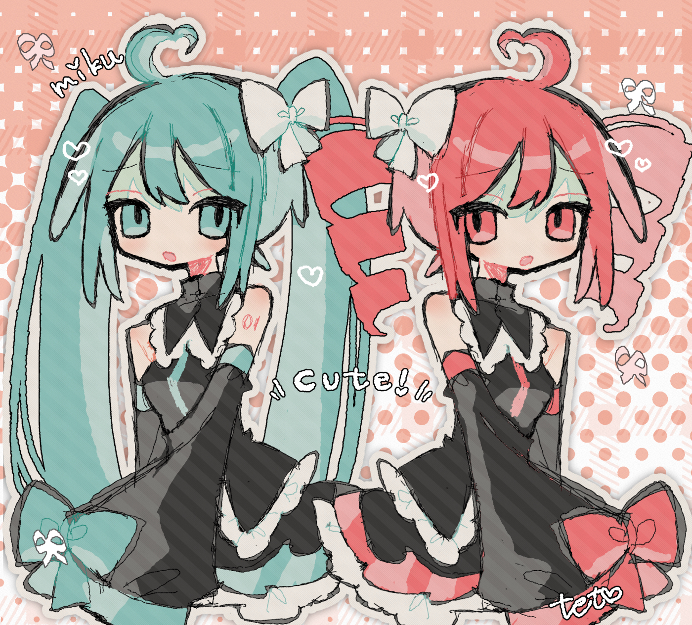 Safebooru - 2000s (style) ahoge aqua eyes aqua hair bare shoulders ...