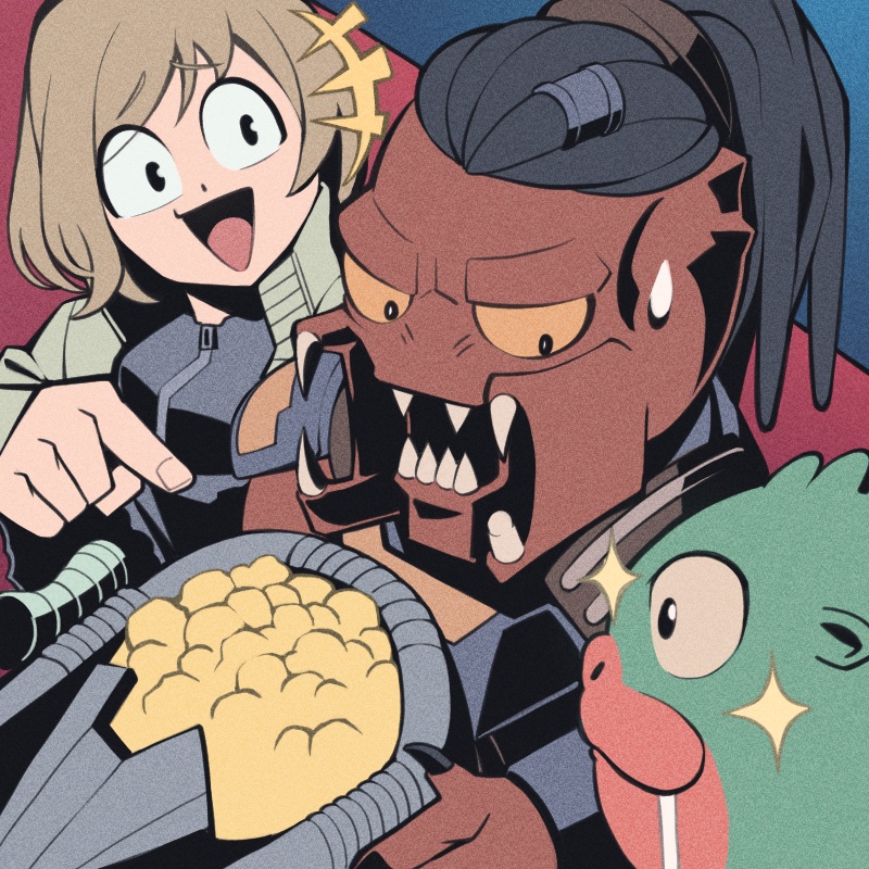 Safebooru - 1boy alien armor dek (predator) dreadlocks fingernails food ...