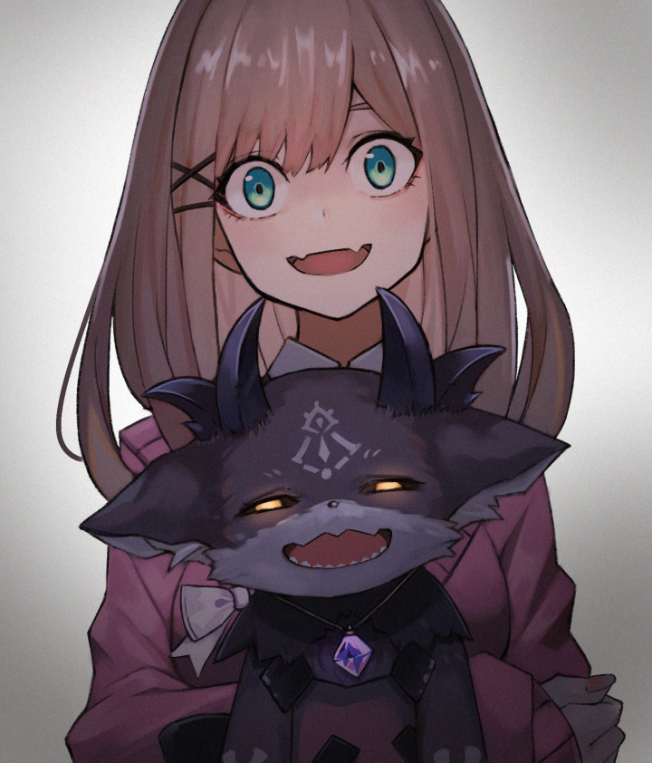 Safebooru - 1girl black fur black sclera blue eyes commentary request ...
